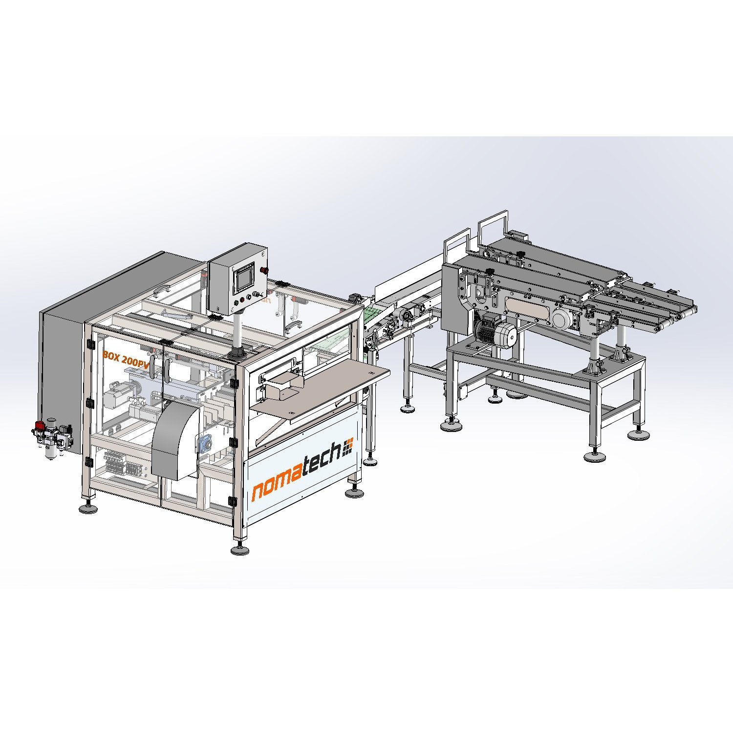 HORIZONTAL CARTONING MACHINE
